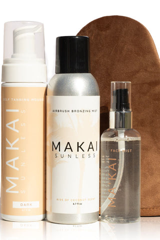 The Total Tan: Self Tanning Kit – MAKAI