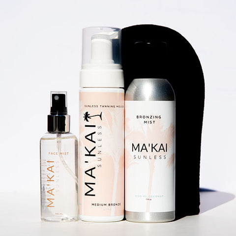 The Total Tan: Self Tanning Kit – MAKAI